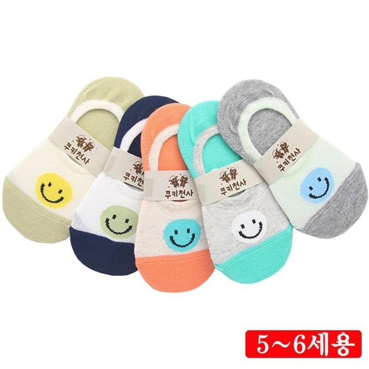 땡글이 아동용덧신 아동양말 56세용 랜덤 5켤레 양말 아동용양말 어린이양말 패션잡화 홈플러스 택배배송