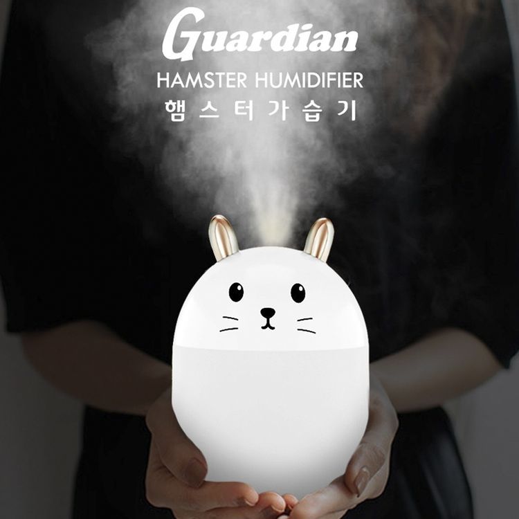 햄스터 Usb 미니 초음파 가습기 색상랜덤 미니무드등 탁상용 가습기 소형 사무실용 책상용 홈플러스 택배배송
