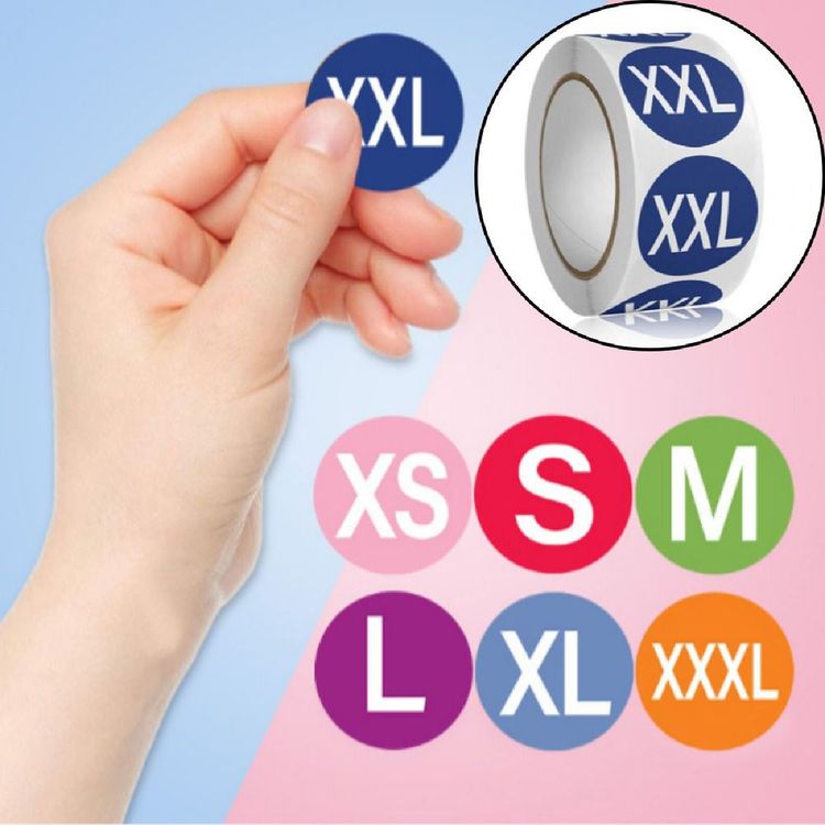 옷사이즈스티커 알파벳 봉인스티커 Xxl 1롤 홈플러스 택배배송