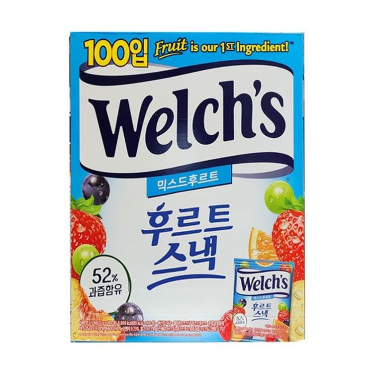 후르트스낵 믹스드후르트 웰치 100입 홈플러스 택배배송