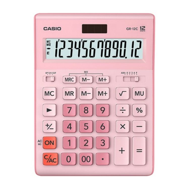 카시오 컬러계산기 Gr 12c Pk 핑크 홈플러스 택배배송