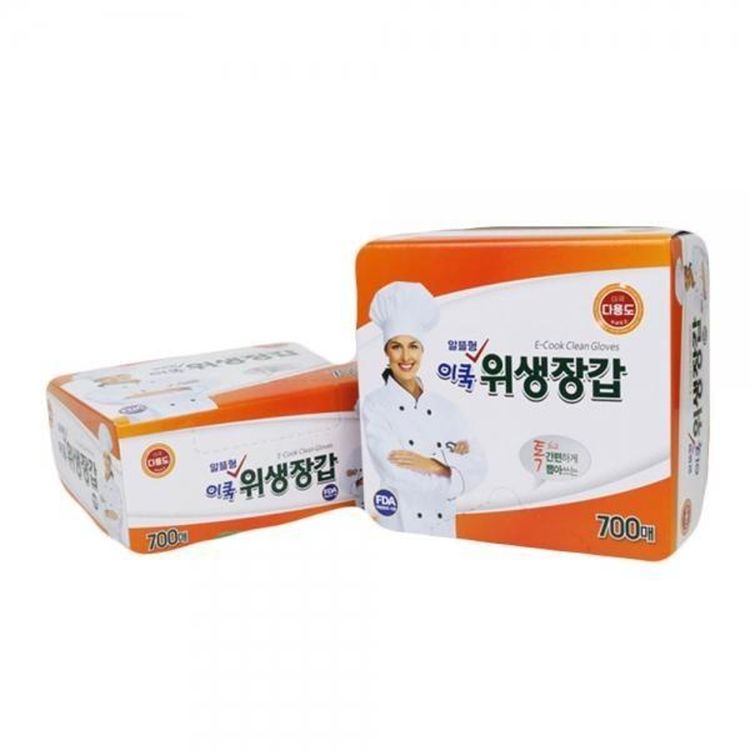 이쿡 알뜰형 다용도 위생장갑 700매 일회용 비닐 장갑 홈플러스 택배배송