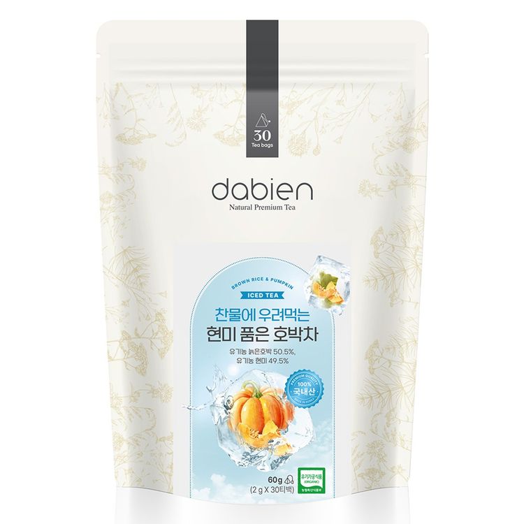 찬물에 우려먹는 현미 품은 호박 차 삼각티백 30개입 홈플러스 택배배송