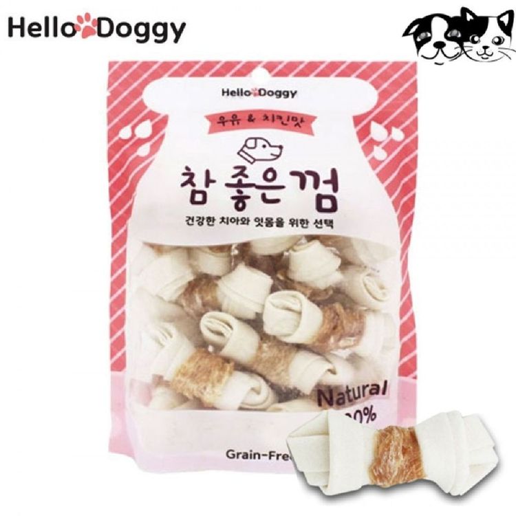 헬로도기 참 좋은껌 우유 치킨맛 15p 강아지 간식 홈플러스 택배배송