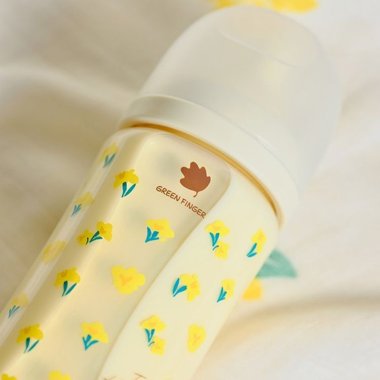 유한킴벌리 그린핑거 베베그로우 Ppsu 노랑붓꽃 디자인 젖병 M 280ml 홈플러스