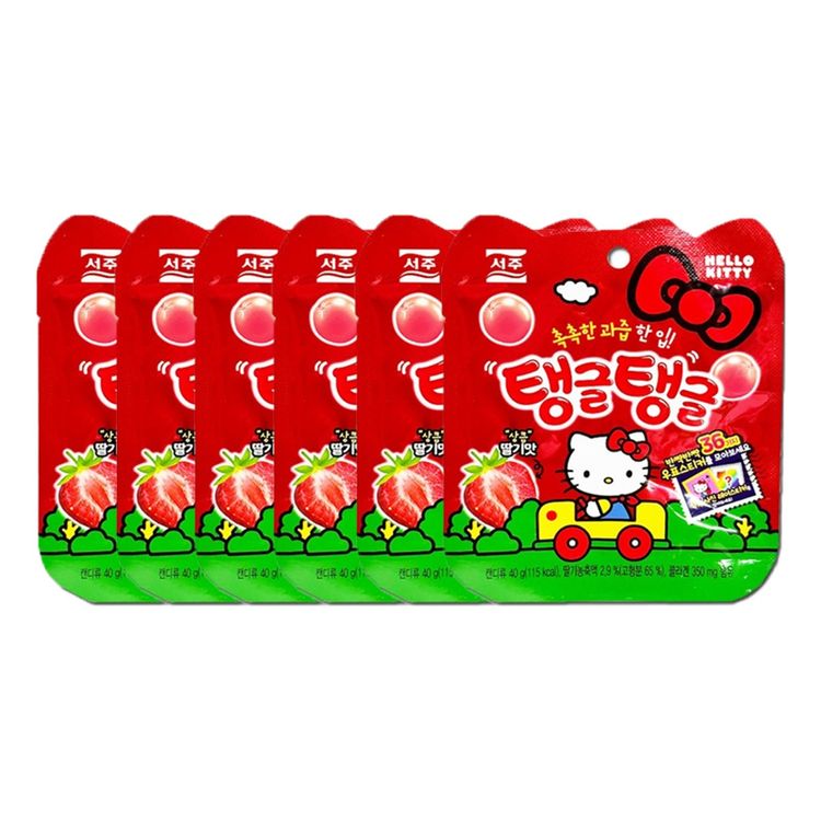 서주 탱글탱글 딸기맛 40g X 6개 X 1볼 무료배송 홈플러스 택배배송