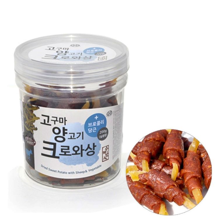 생활모음 크로와상 고구마양고기 200g 강아지 간식 홈플러스 택배배송