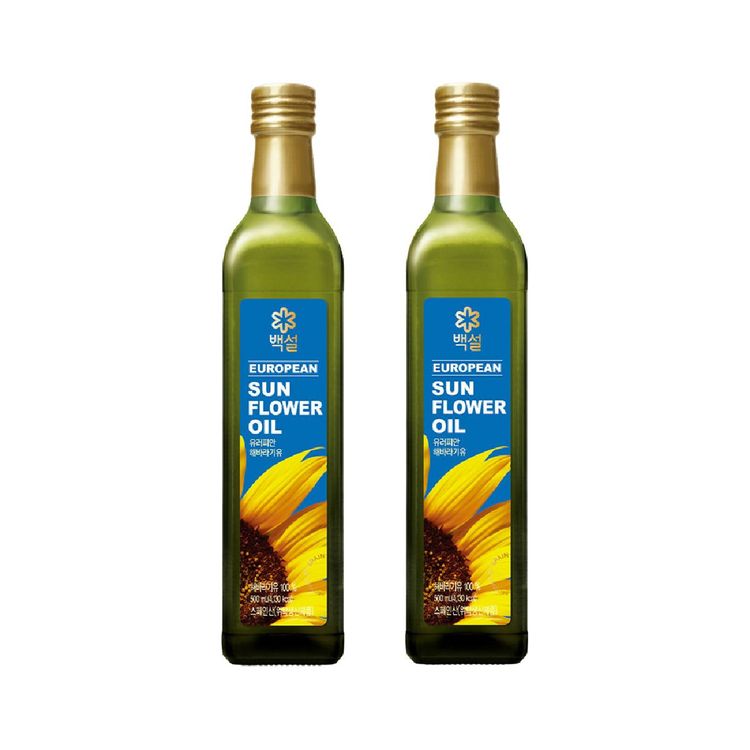 백설 유러피안 해바라기유 500ml X2개 홈플러스 택배배송