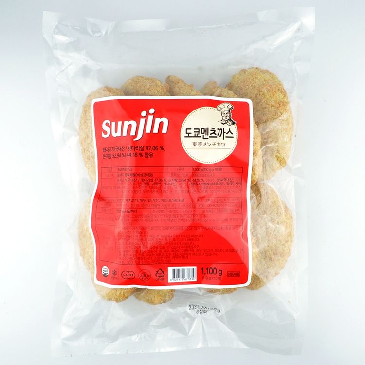 선진fs 겉은 바삭 속은 촉촉 도쿄 멘츠까스 1100g110g X 10개입 아이스박스발 홈플러스 택배배송
