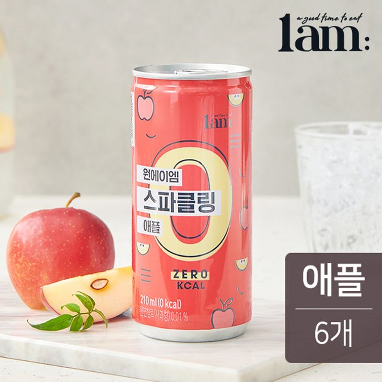 원에이엠 스파클링 애플 캔 210ml X 6개 홈플러스 택배배송