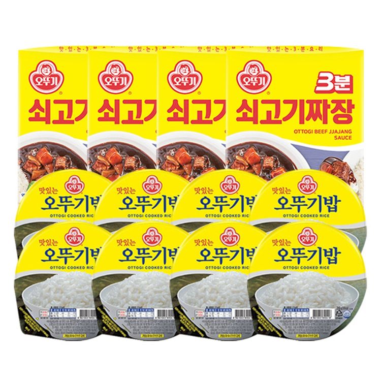 오뚜기밥 210gx8개 오뚜기 3분쇠고기짜장200g 4개 홈플러스 택배배송