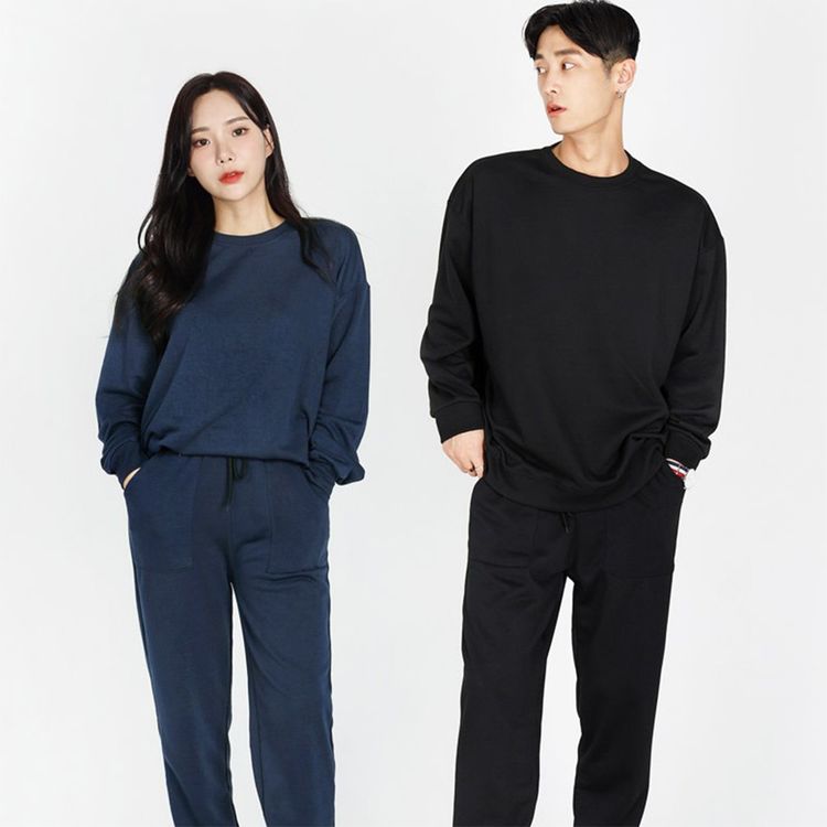 여자 남자공용 트레이닝 맨투맨 티셔츠 조거팬츠 세트 홈플러스 택배배송