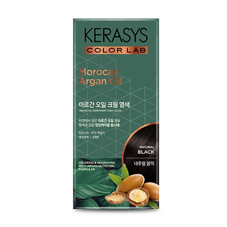 케라시스 아르간 오일 크림 염색약 120g 내추럴블랙 홈플러스 택배배송