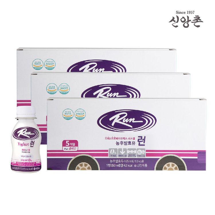 신앙촌 프리and프로바이오틱 미니 런요구르트 5입 3세트 H 홈플러스 택배배송
