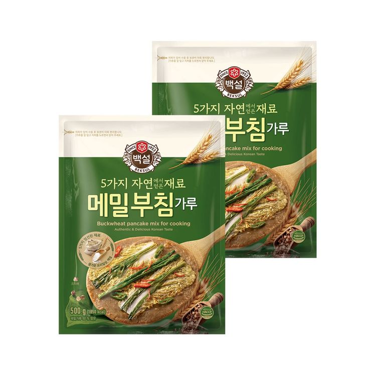 백설 자연재료 메밀부침가루 500g X2개 홈플러스 택배배송