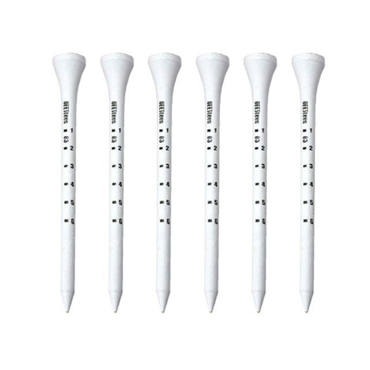 골프 티샷 높이조절가능 눈금 나무 골프티 10개 1세트 홈플러스 택배배송