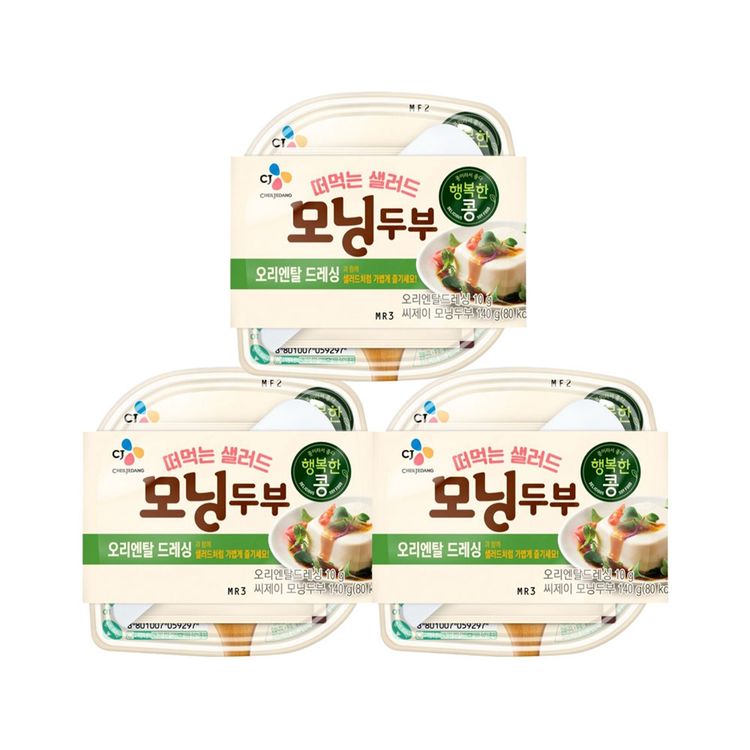 행복한콩 모닝두부 140g(오리엔탈소스 10g) x3개 | 홈플러스 판매자택배