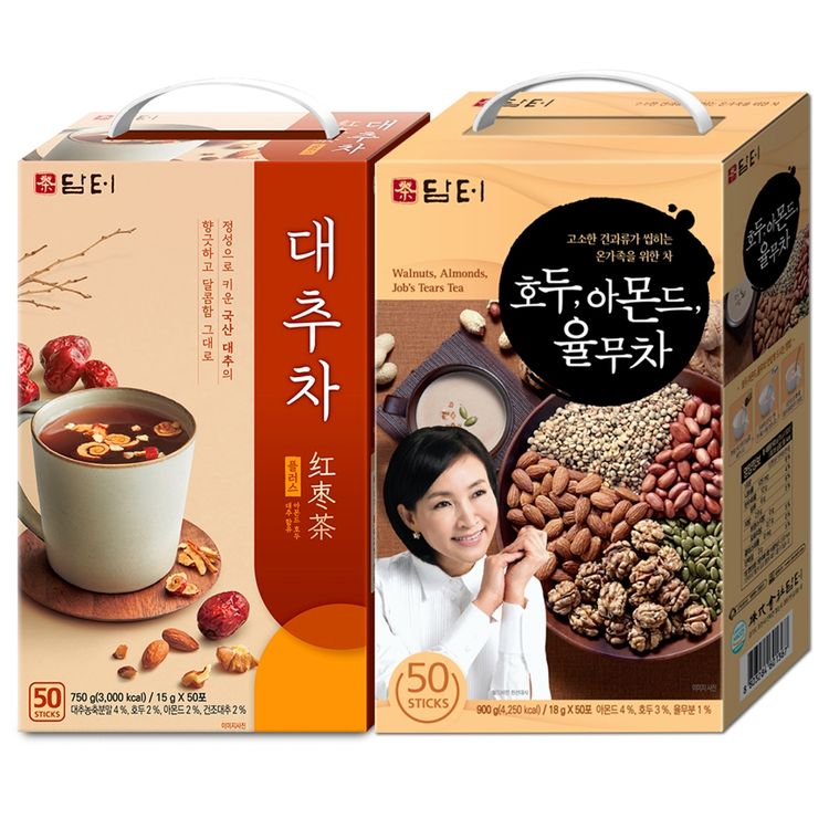 담터 대추차 50t 호두 아몬드 율무차 50t 홈플러스 택배배송