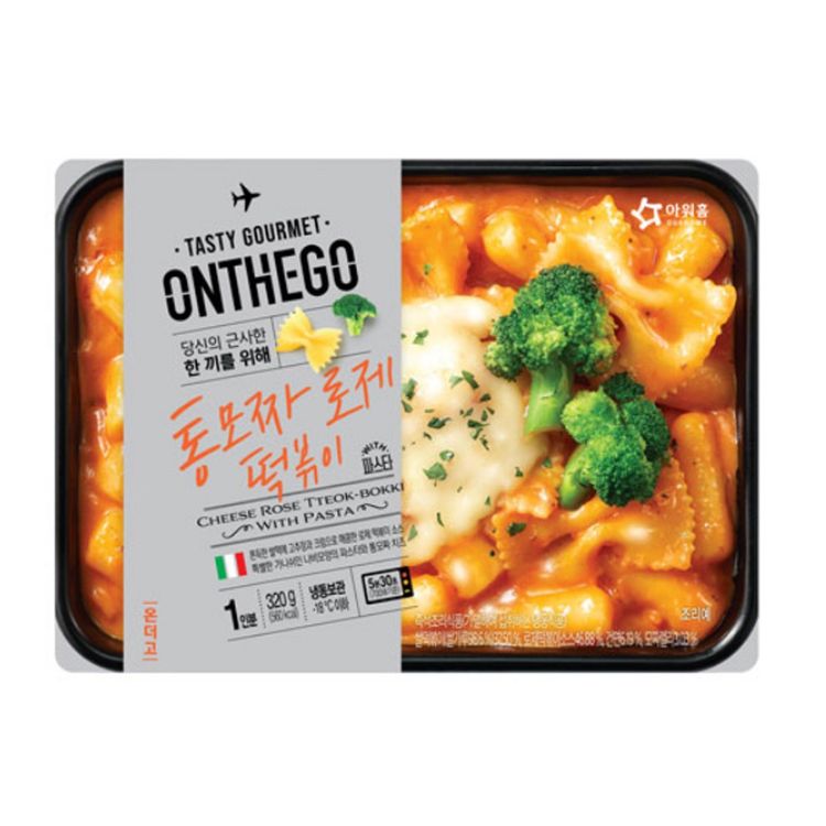 푸른들마켓 아워홈 통모짜로제떡볶이파스타320g 홈플러스 택배배송