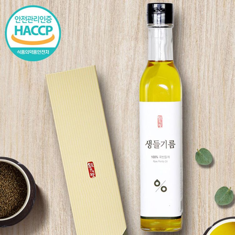 Haccp인증 냉압착 국내산 생들기름 250ml 홈플러스 택배배송