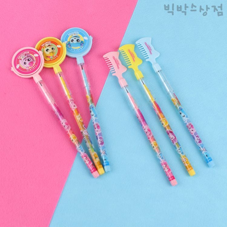 캐치티니핑 쁘띠 카트리지 샤프 연필 6개입 1세트 골고루 단체선물 신학기 입학 필기구 초등 홈플러스 택배배송
