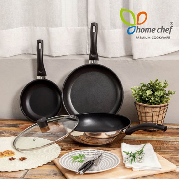 Homechef 홈셰프 Ih인덕션 3중 스텐레스 후라이팬4종세트202828w28 홈플러스 택배배송