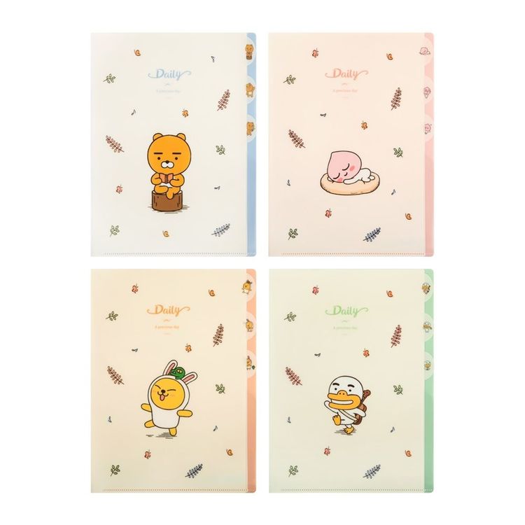 카카오프렌즈 데일리 인덱스 파일 어피치 홈플러스 택배배송