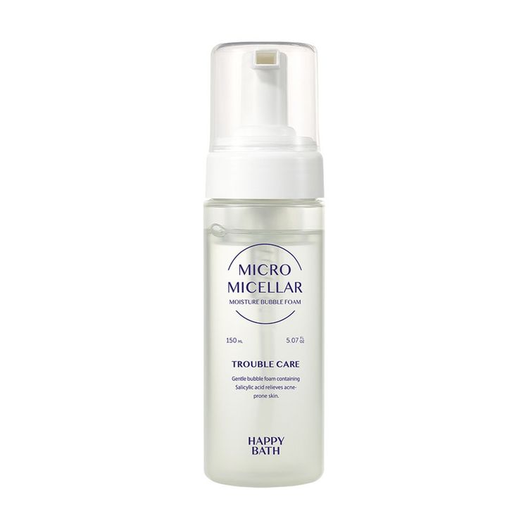 아모레 해피바스 마이크로미셀라 트러블케어 버블폼 150ml 홈플러스