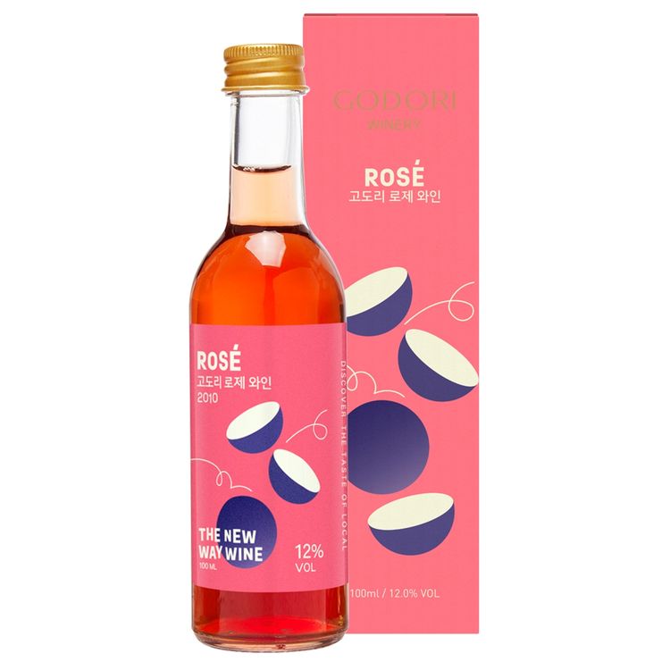 고도리 와이너리 로제 와인 미니어처 100ml 홈플러스 택배배송