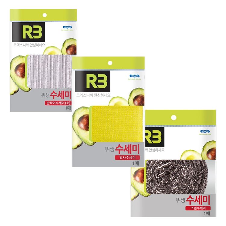 코멕스 R3 위생 수세미 X 3종반짝이소망사스텐 홈플러스 택배배송