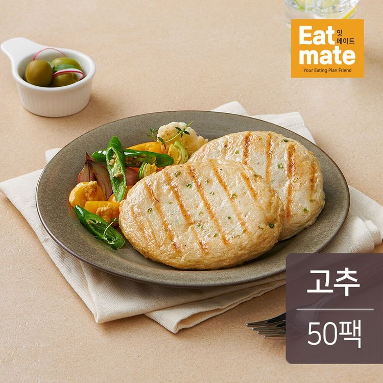 랭킹닭컴 잇메이트 프로틴 어묵스테이크 고추 100gx50팩5kg 홈플러스 택배배송