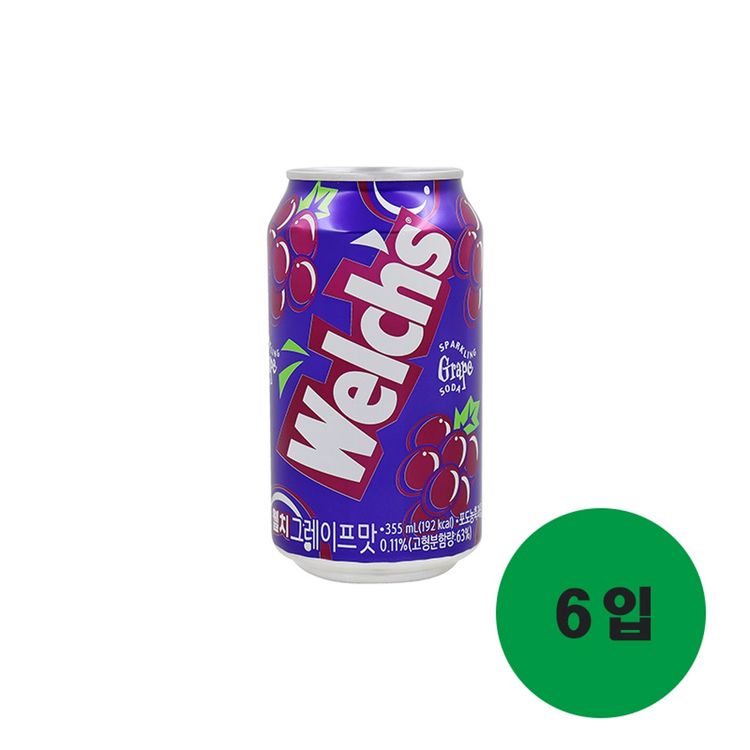 농심 웰치스 포도 355ml 6입 홈플러스 택배배송