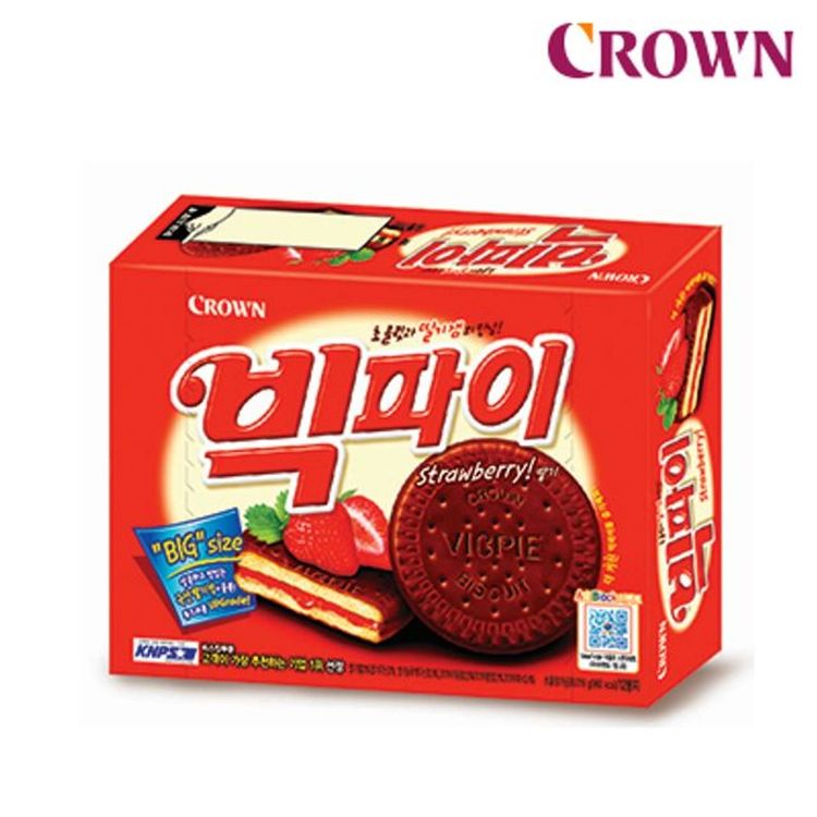 크라운 빅파이 딸기 324g 홈플러스 택배배송