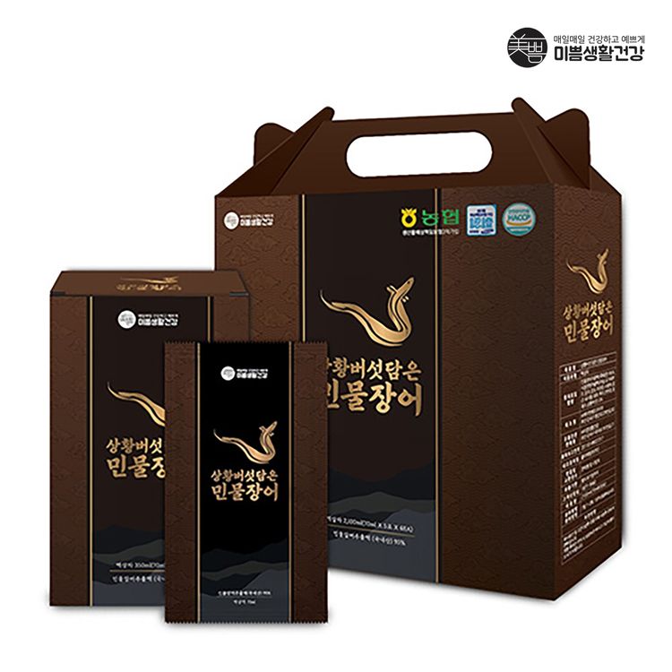미쁨생활건강 국내산 상황버섯 담은 민물장어 진액 4박스 총120포 홈플러스 택배배송