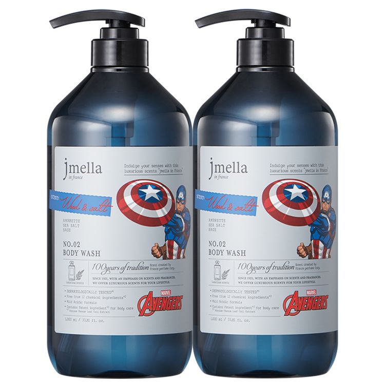제이멜라 인 프랑스 마블 우드 앤 솔트 바디 워시 1000ml 2개 홈플러스 택배배송