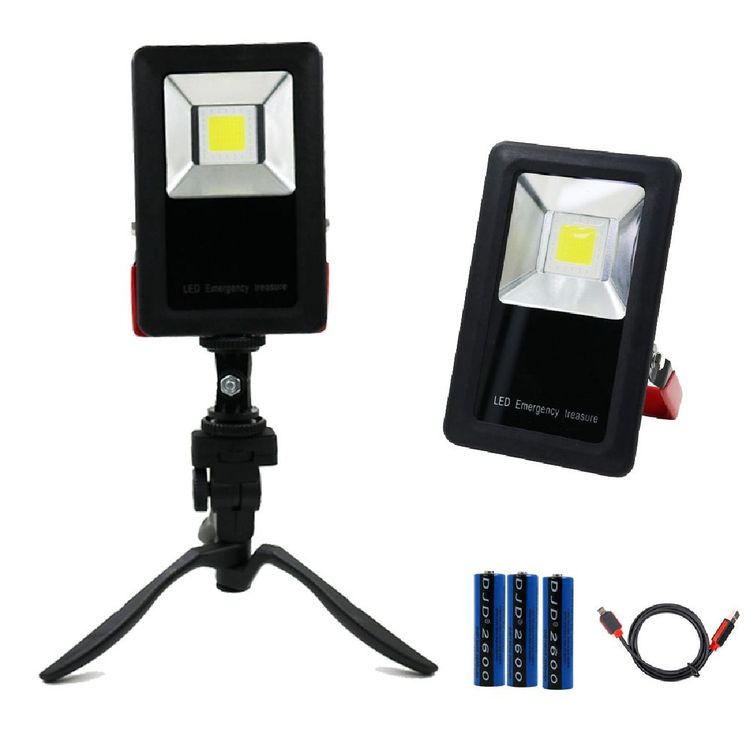 Led 충전식 조명등 캠핑 랜턴 작업등 투광기 Cob 50w 홈플러스 택배배송