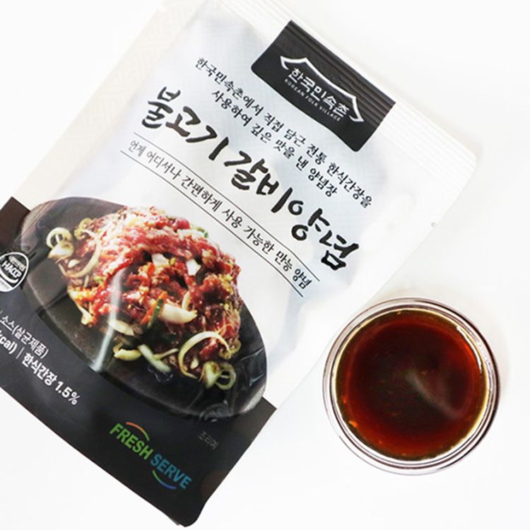 식탐대첩 한국민속촌 불고기갈비양념 180gx10팩 홈플러스 택배배송