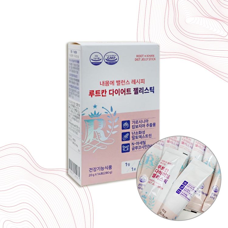 Gsday 루트칸 가르시니아 난소화성말토덱스트린 젤리 스틱 14포 홈플러스 택배배송