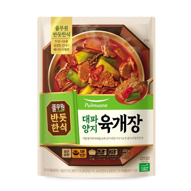 풀무원 반듯한식 대파양지육개장 450g 홈플러스