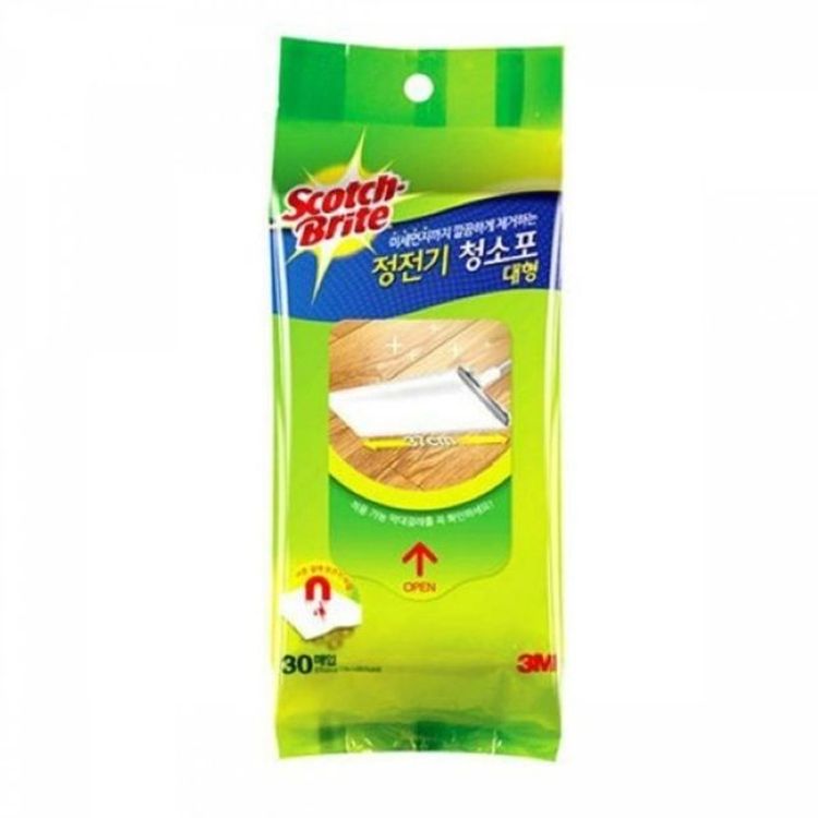 3m Nb232ad8e2a 스카치브라이트 정전기 청소포 리필 대형 30매 홈플러스 택배배송