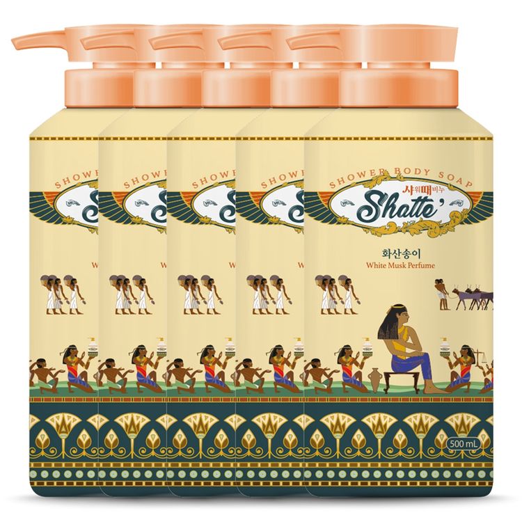 무궁화 샤워때비누 화산송이 바디솝 500ml X 5개 홈플러스 택배배송