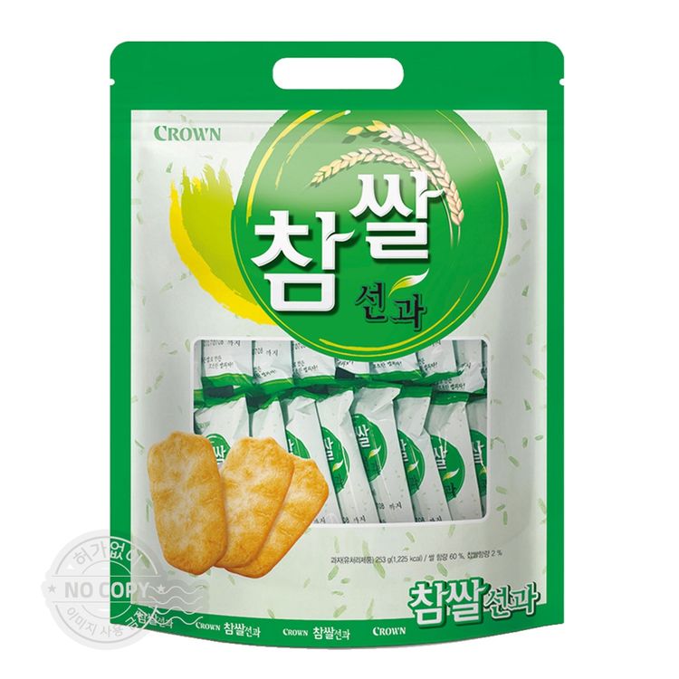 과자천국 영양간식 크라운 참쌀선과 253g 홈플러스 택배배송