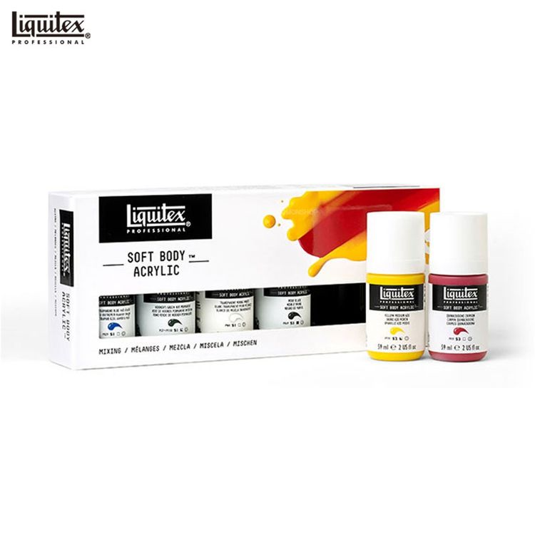리퀴텍스 뉴소프트바디 아크릴물감 59ml 6색 Mixing세트 홈플러스 택배배송