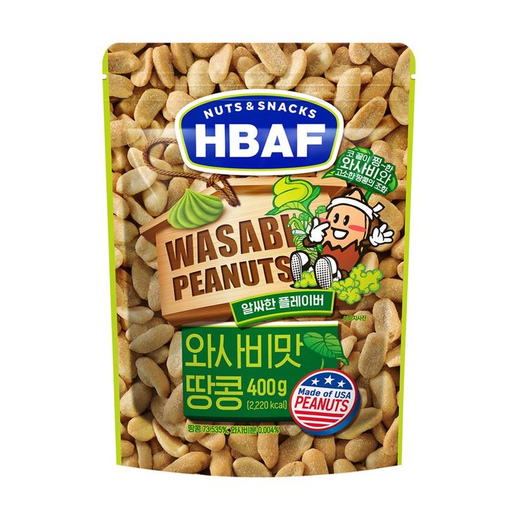 HBAF 바프 와사비맛 땅콩 400G(봉) | 홈플러스