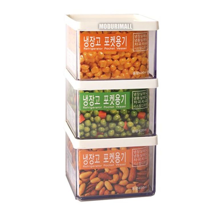 창신리빙 실용적인 N6143486728 냉장고수납왕 포켓용기 4호 3단 홈플러스 택배배송