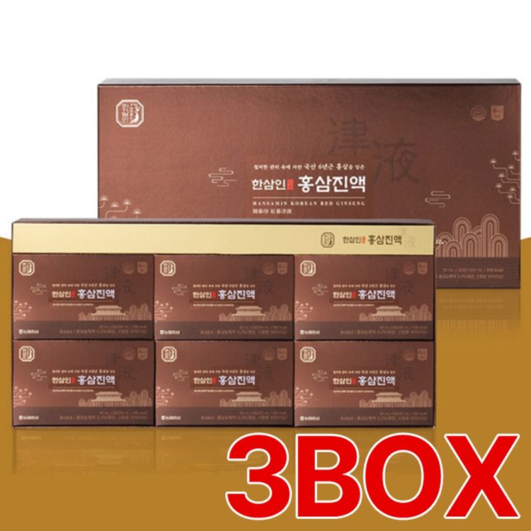 한삼인 홍삼진액 3박스50ml X 90포 홍삼선물세트 홈플러스 택배배송