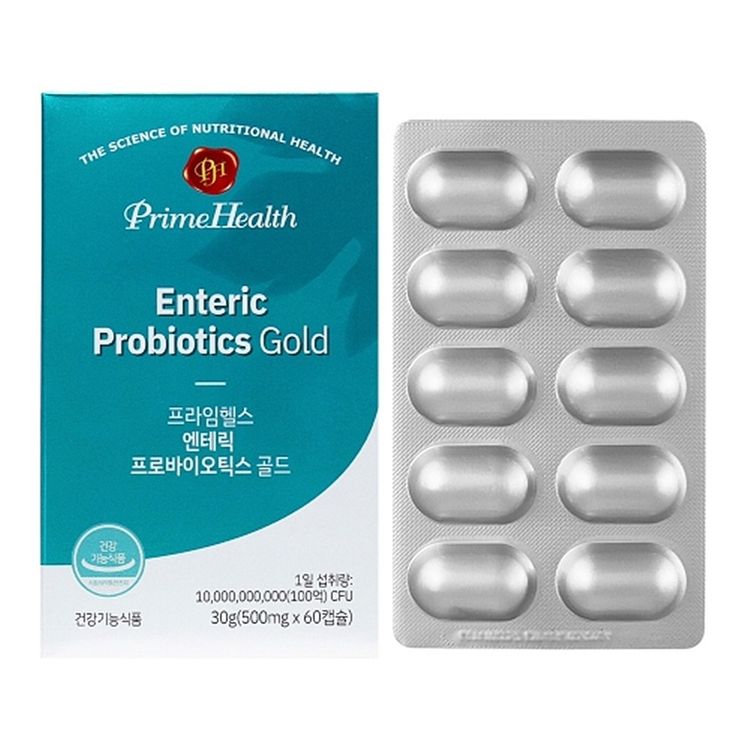 프라임헬스 엔테릭 프로바이오틱스 골드 500mg X 60캡슐 홈플러스 택배배송