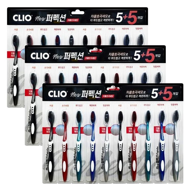 크리오 뉴퍼펙션 차콜초극세모 칫솔 55개입 X 3개총30개 홈플러스 택배배송