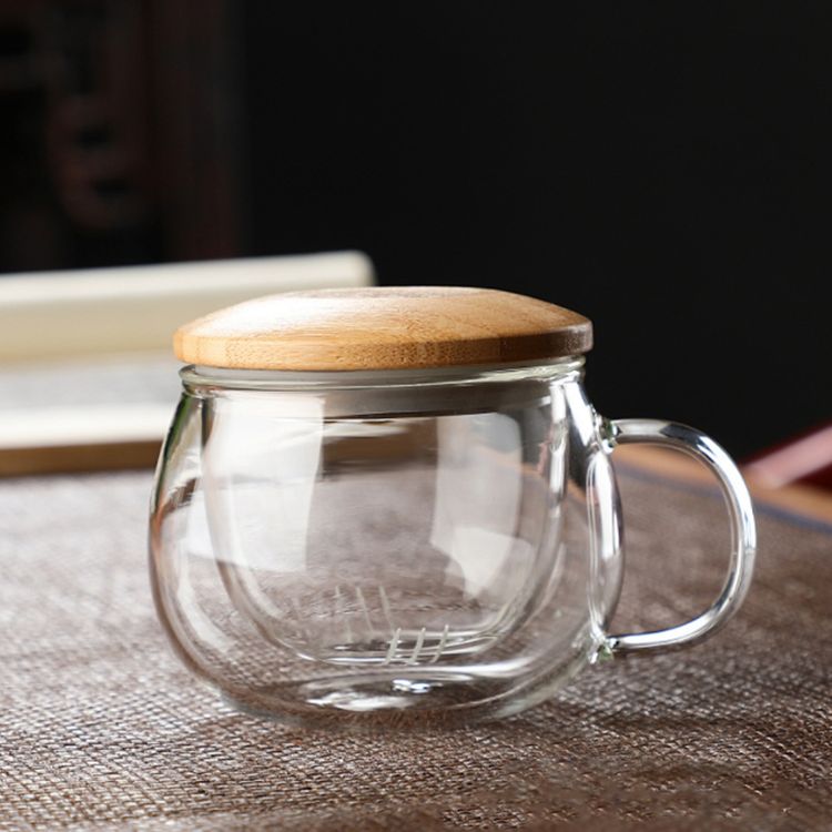 로하티 차향기 내열유리 티머그 거름망 뚜껑머그컵 홈플러스 택배배송