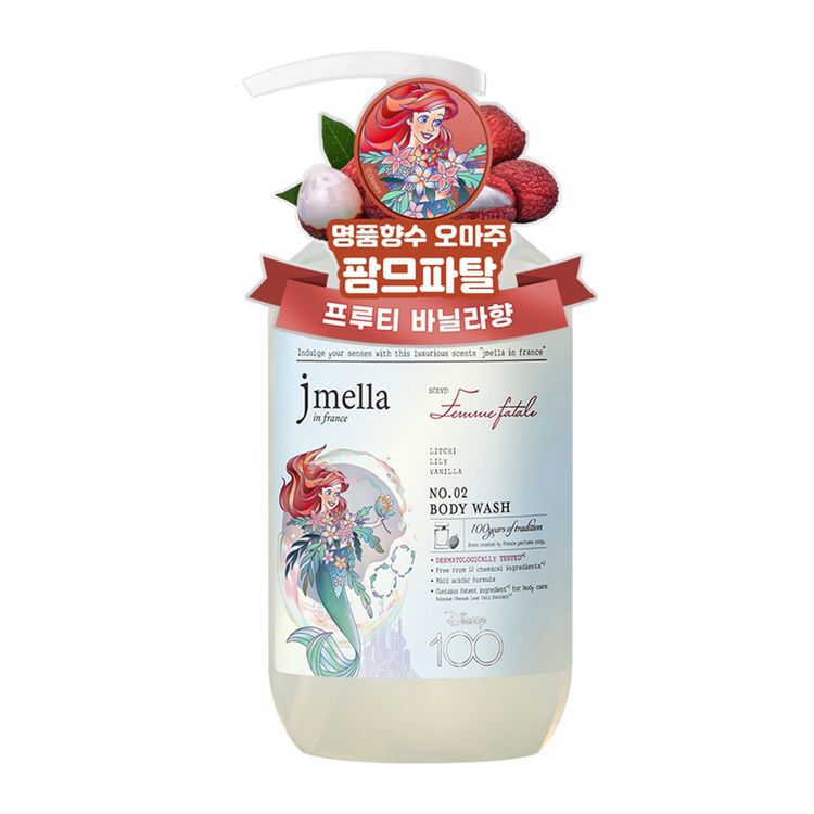 디즈니 100주년 한정판 제이멜라 팜므파탈 퍼퓸 바디워시 500ml 홈플러스 택배배송